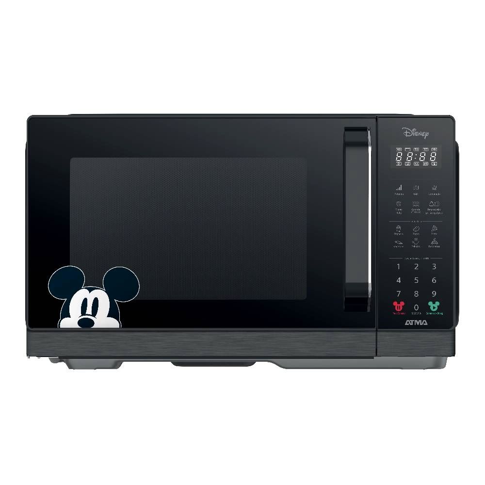 Microondas Digital Con Grill Disney 23L ATMA Color Negro MATDGB23UDP