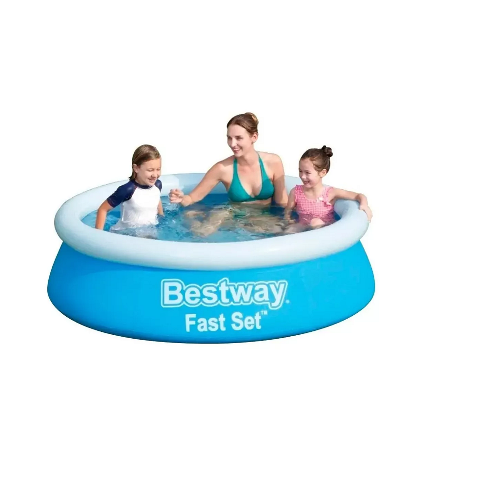 Pileta Inflable Redonda Bestway 183 X 51 Cm + Inflador