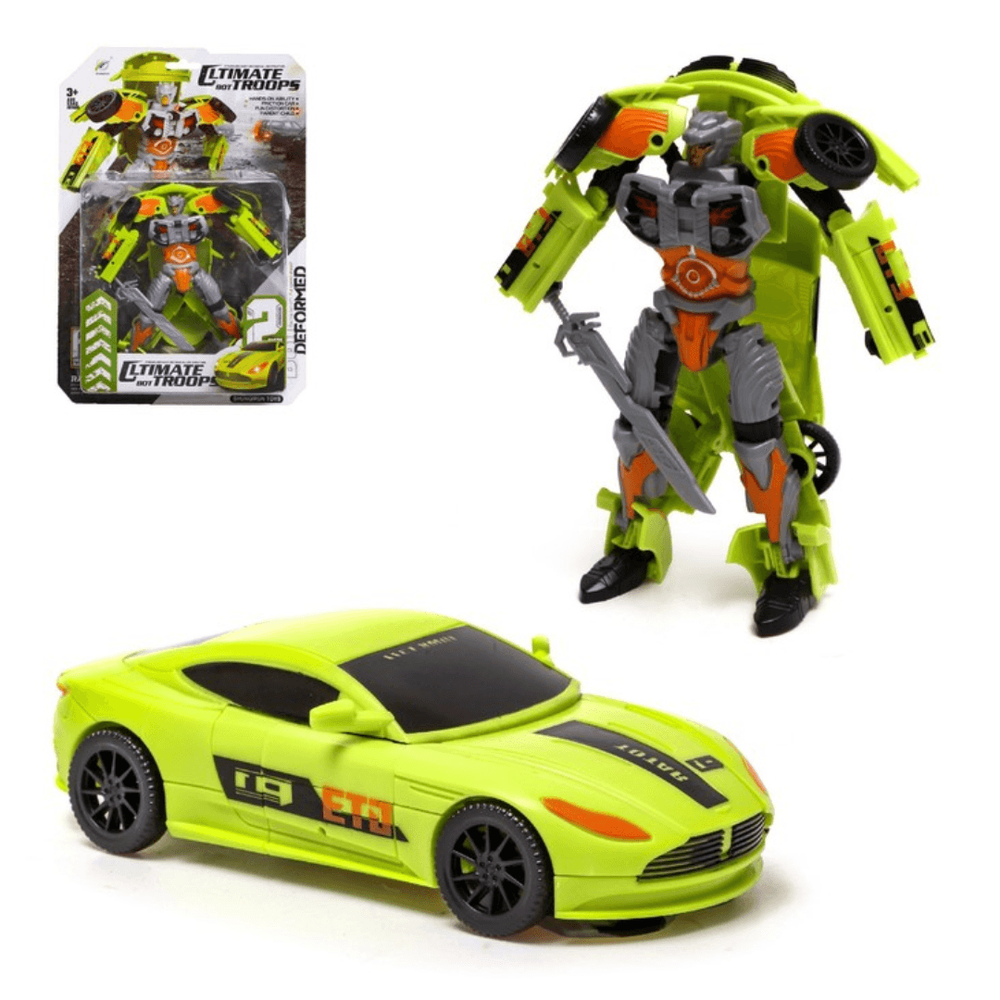 Robot Transformable Ultimate Bot Troops F-01349 Verde