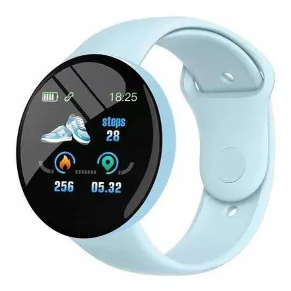 Smartwatch D18 Redondo Multifunción Reloj Inteligente