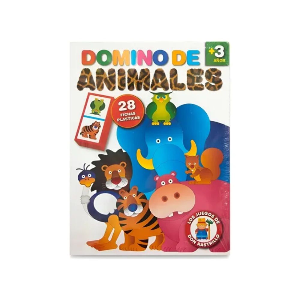 Juego De Mesa Infantil Domino De Animales Ruibal