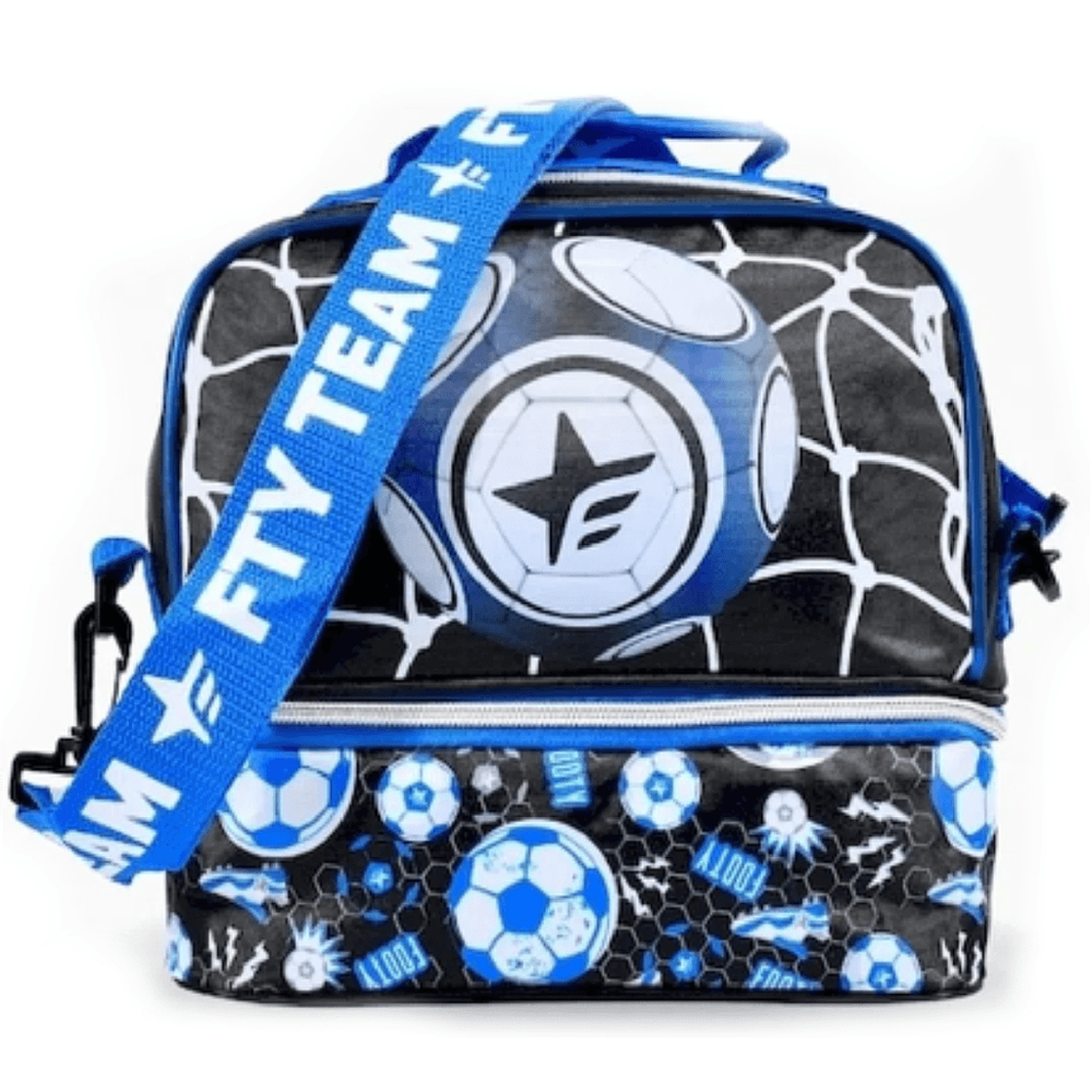 Lunchera Térmica Pelota De Futbol Footy F17055 Azul