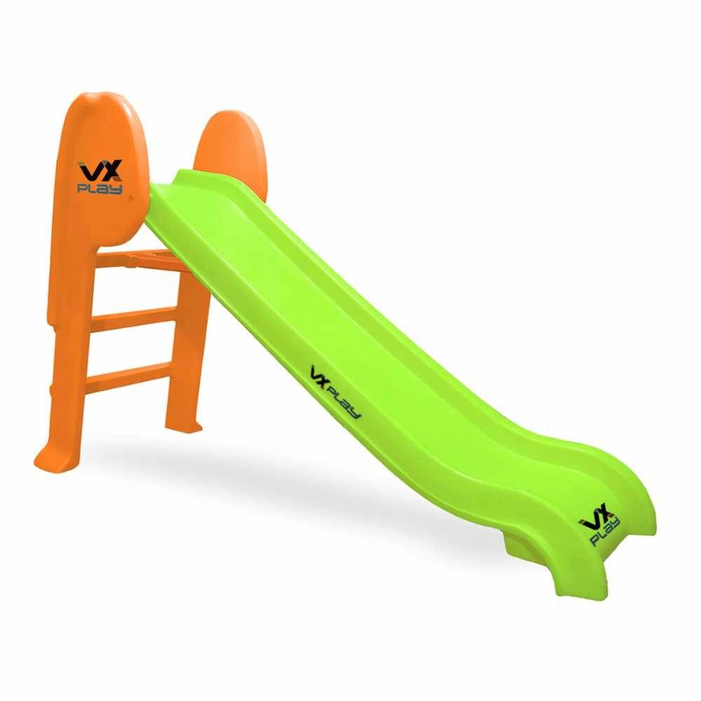 Tobogan 3 escalones Vxplay Verde y Naranja Plegable