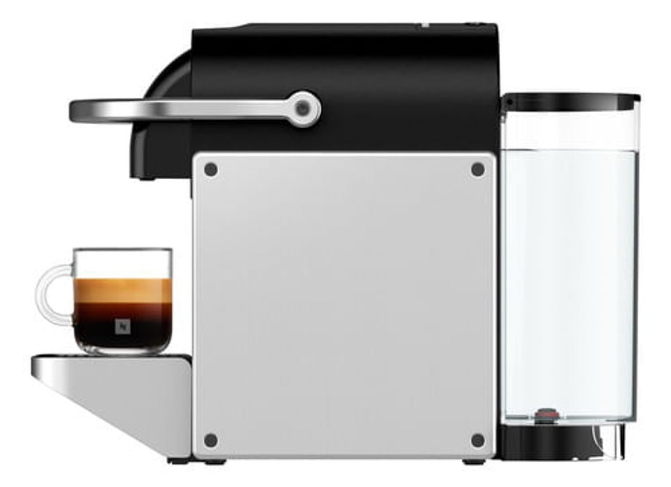 Cafetera Nespresso Pixie Silver D62 Color Plateado