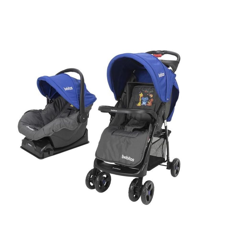 Cochecito de Bebé Bebitos BE N5A Azul + Huevito