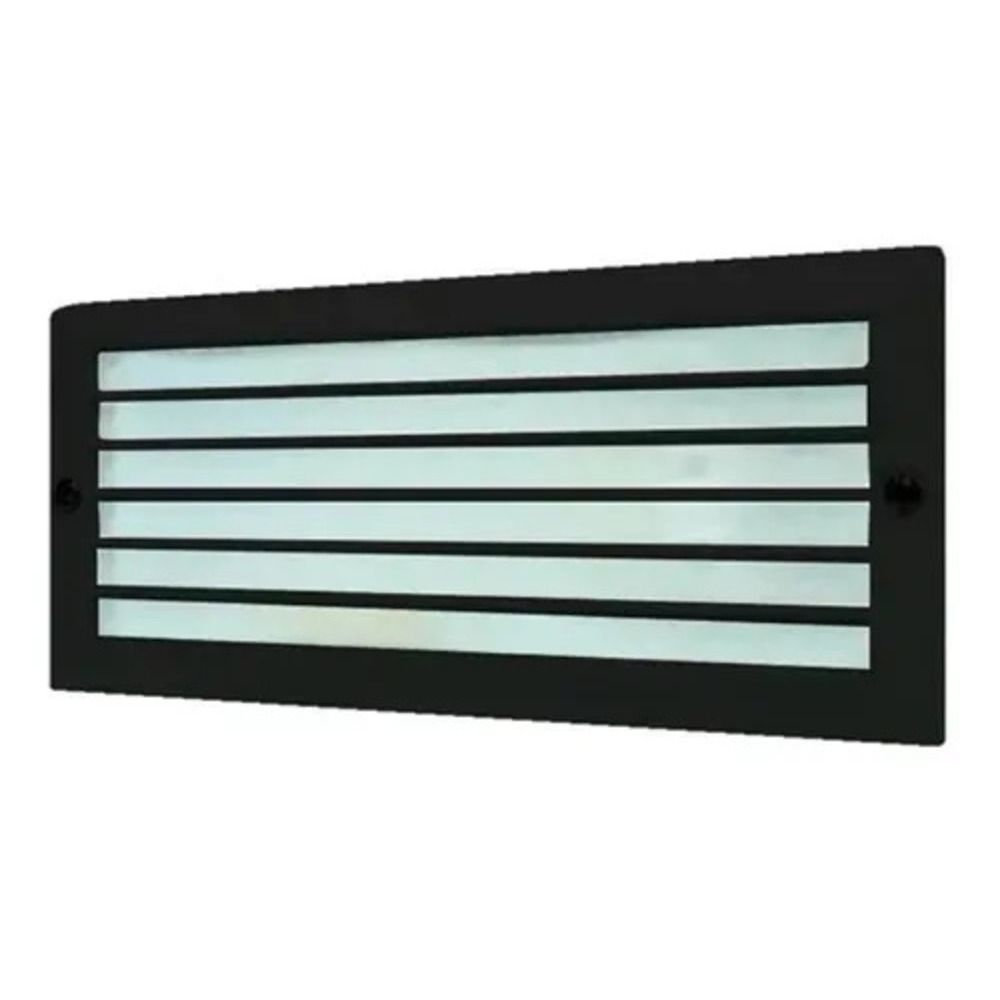 Spot Embutir Rectangular Pared Negro Led Bajo Consumo