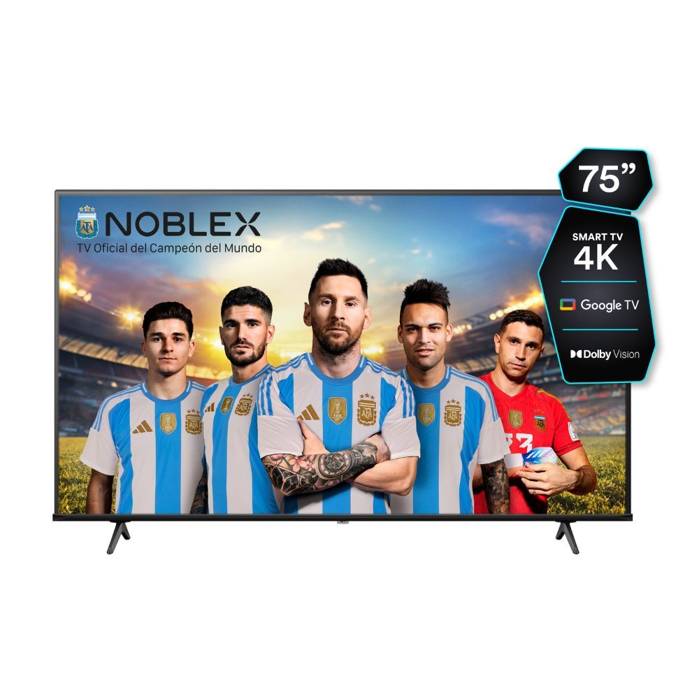 Smart TV Noblex 75” UHD 4K LED X8 Series DV75X8580 Google TV