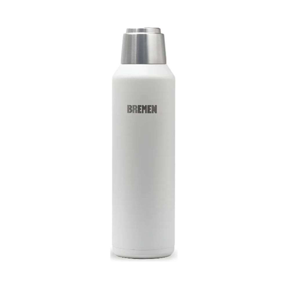 Termo Bremen 1 Litro Acero Inox Tapa Magnetica Doble Pared Gris