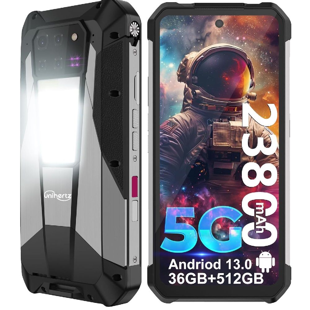 Celular Unihertz Tank 3 Pro 5G 32 GB RAM 512 GB ROM 23.800 mAh
