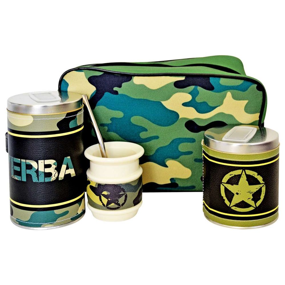 Kit de Mate Urbano con bolso de mano Camuflado
