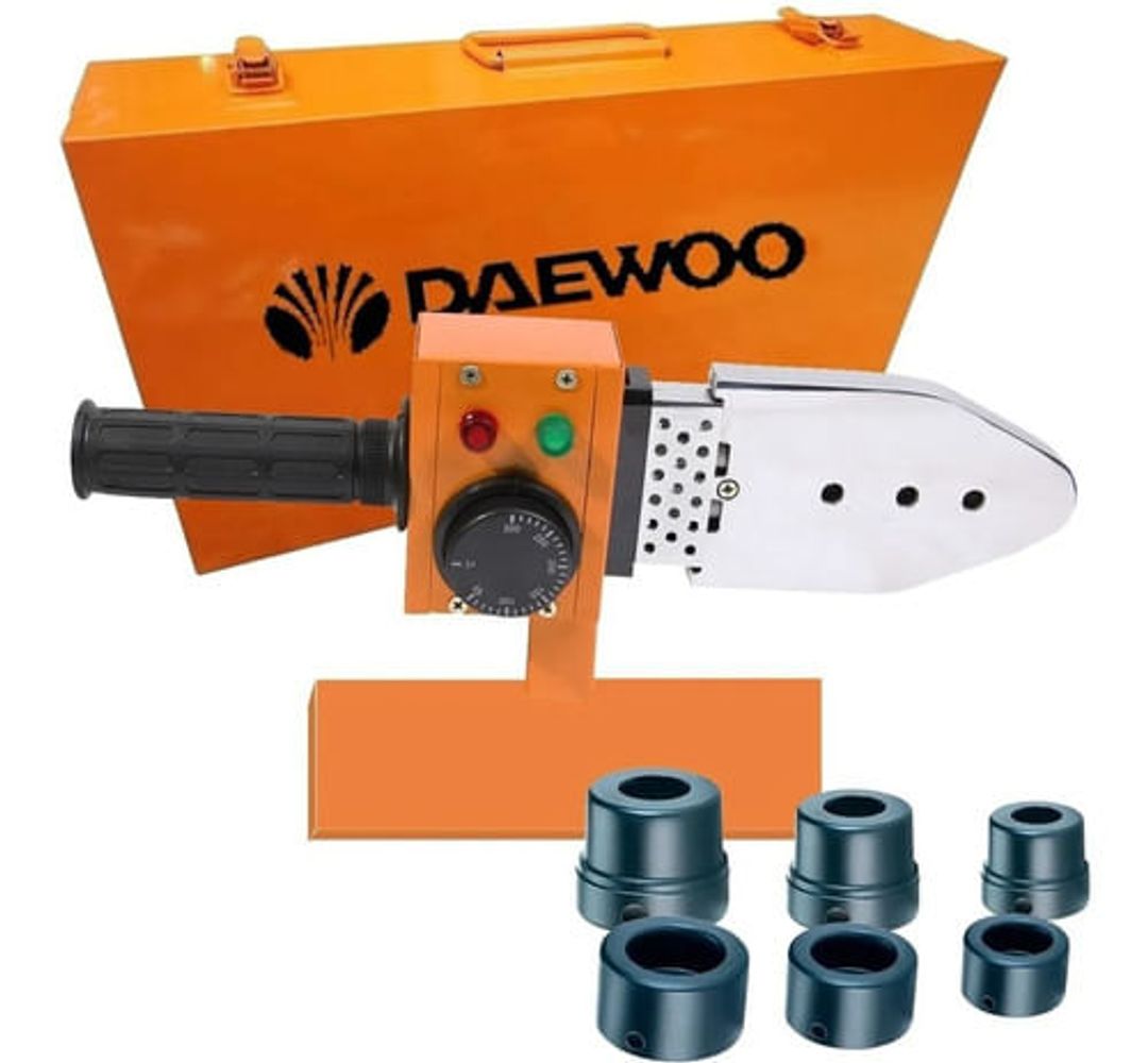 Termofusora 800w Dapw63cp-8 6 Boquillas Fusión Caño Agua Gas Maletin