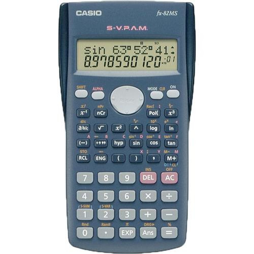 Calculadora Científica Casio Fx-82ms 240 Funciones y Fracciones