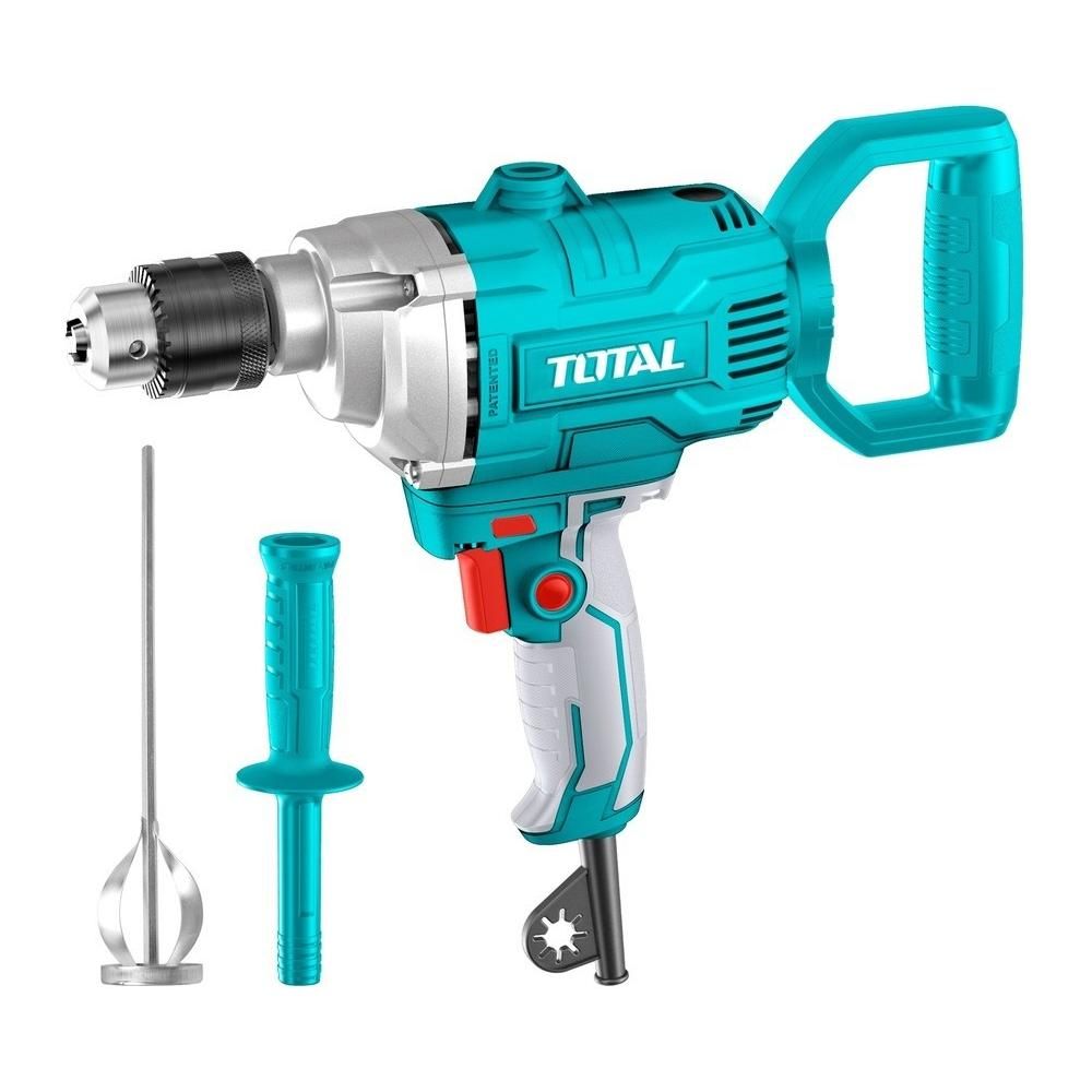 Taladro Mezclador Batidor 16mm 1100w 680 Rpm + Accesorios Turquesa 50