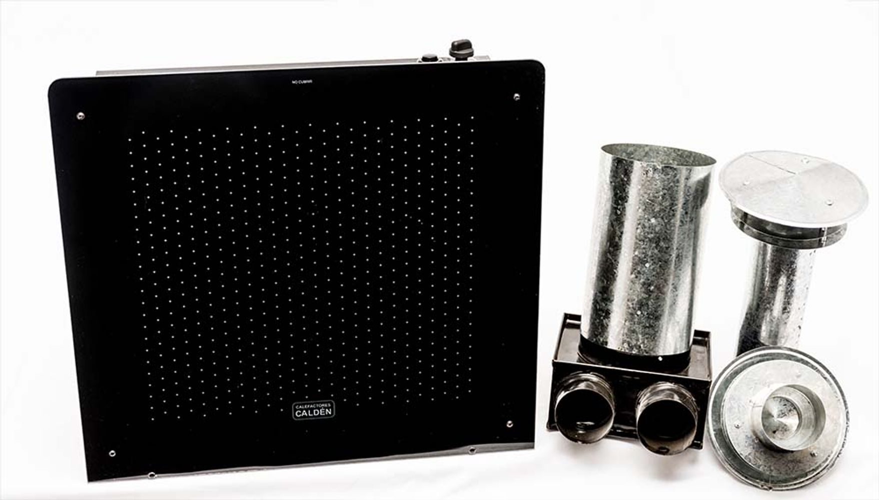 Calefactor Calden 4000 kcal Frente Negro Gas Natural Tiro Balanceado U