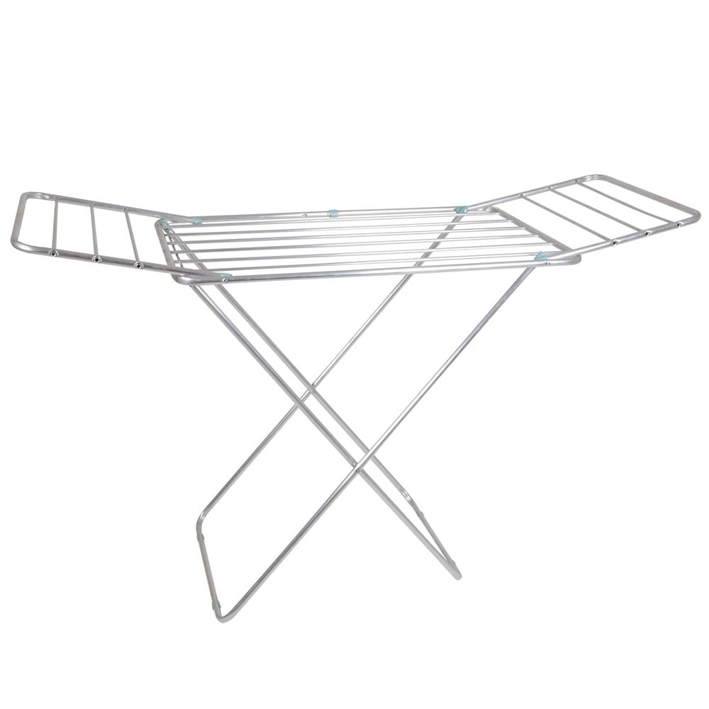 Tendedero Tender Plegable Aluminio con Alas 6 Varillas Mor