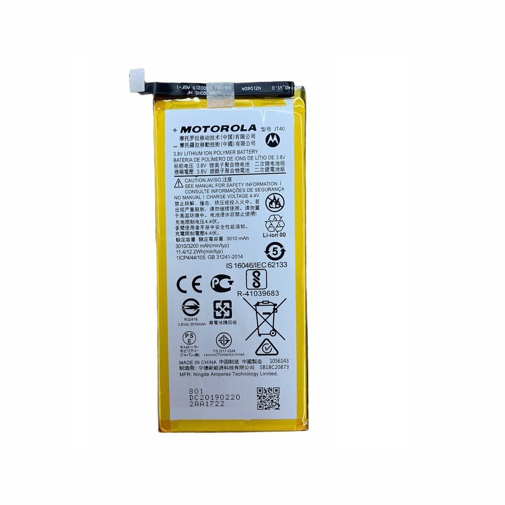 Bateria compatible Motorola G6 PLUS JT40