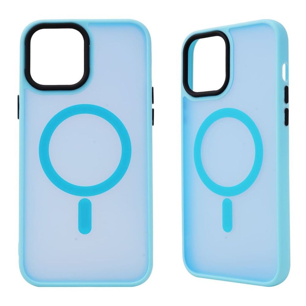 Prot Case Riiing Apple Magsafe Transp Ip 13 Celeste