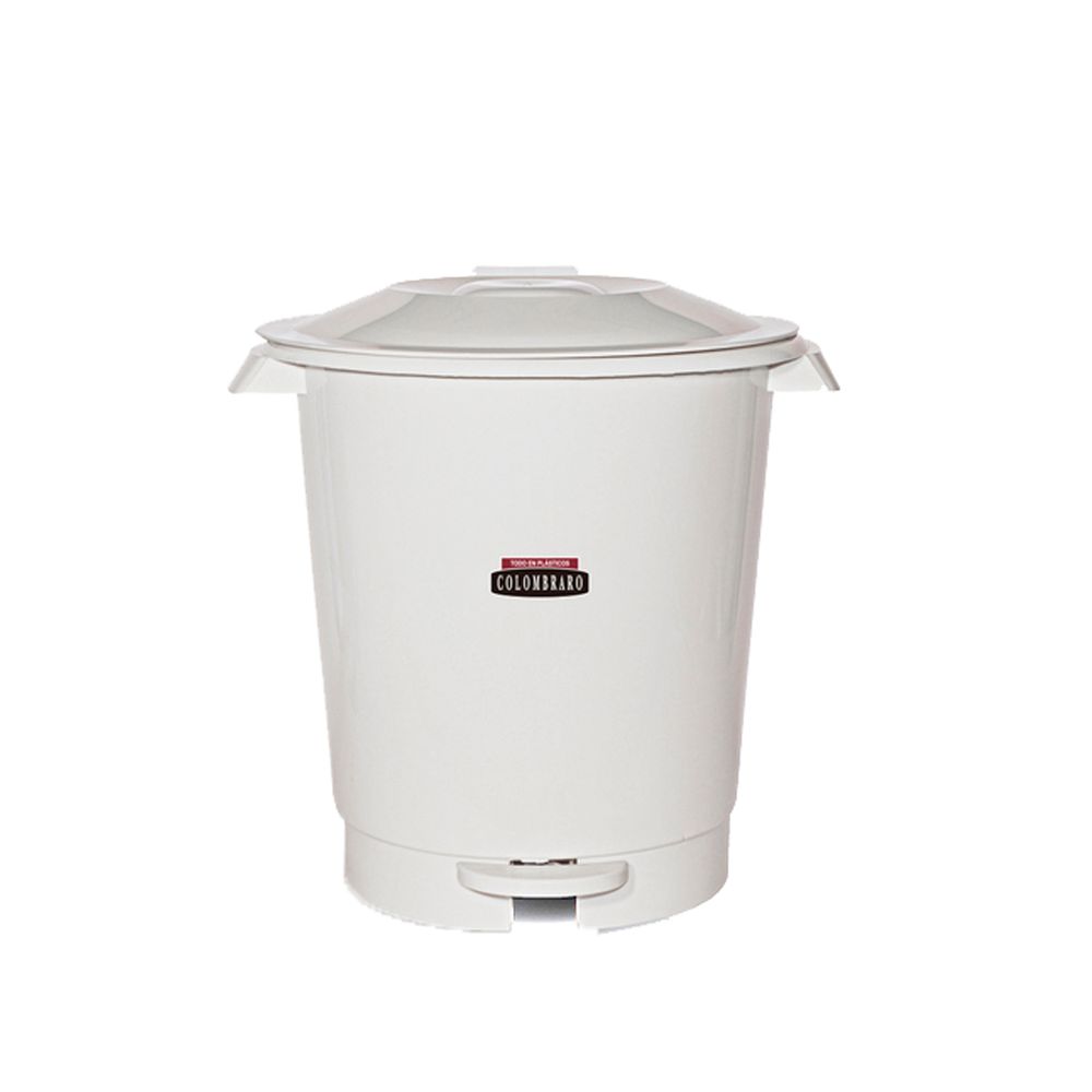 Recipiente Residuos Cesto Con Tapa A Pedal 12 Lts - Colombraro
