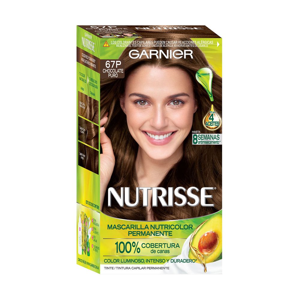 Kit Completo De Coloración Permanente Nutrisse Clásico 45g