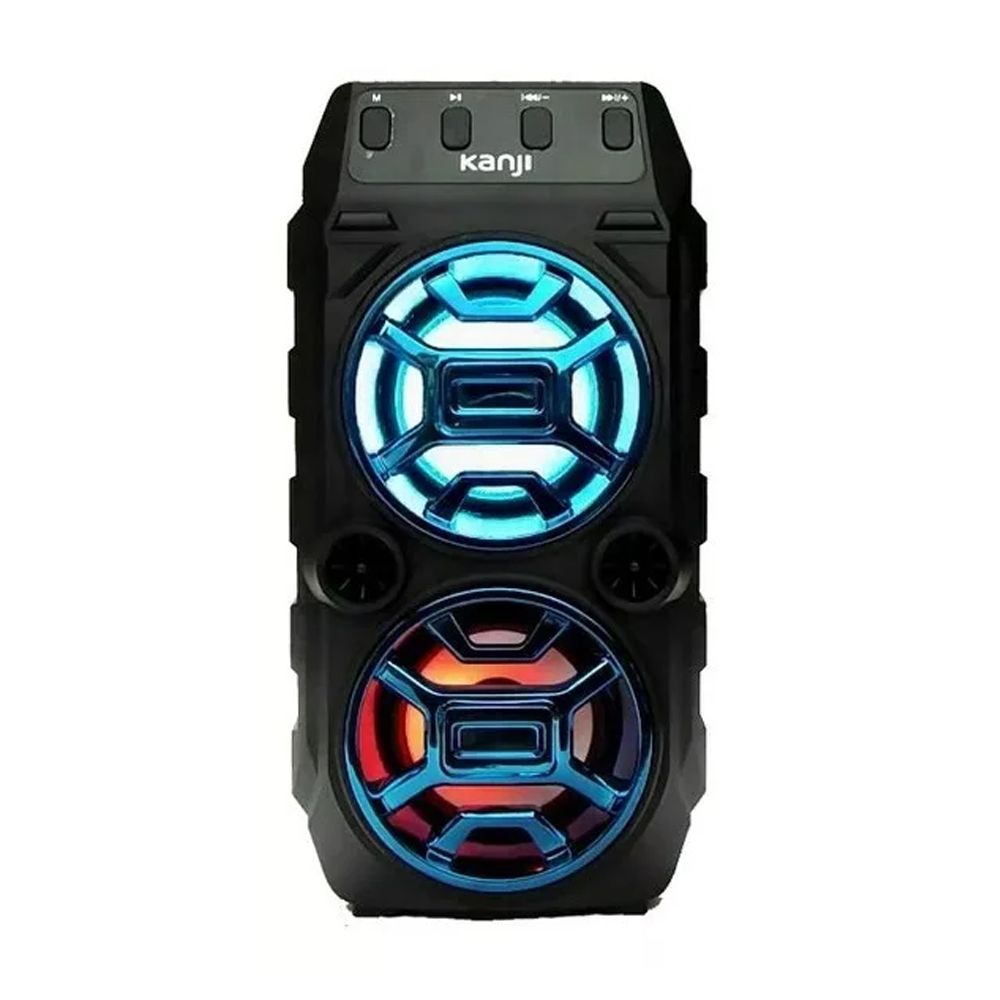Parlante Portátil Kanji Kj-bora Bluetooth Luces Led Radio