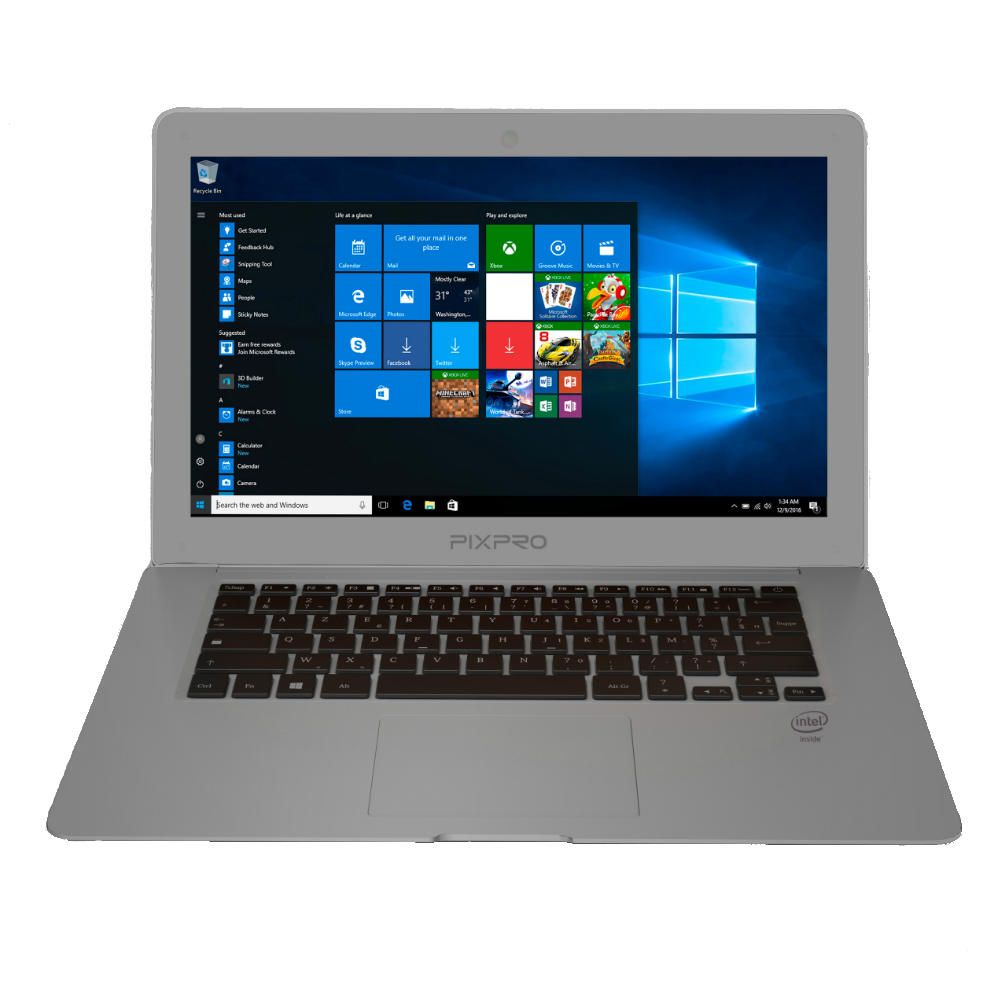 Notebook Pixpro 14" Atom RAM 2GB Trendy Cloud Gris
