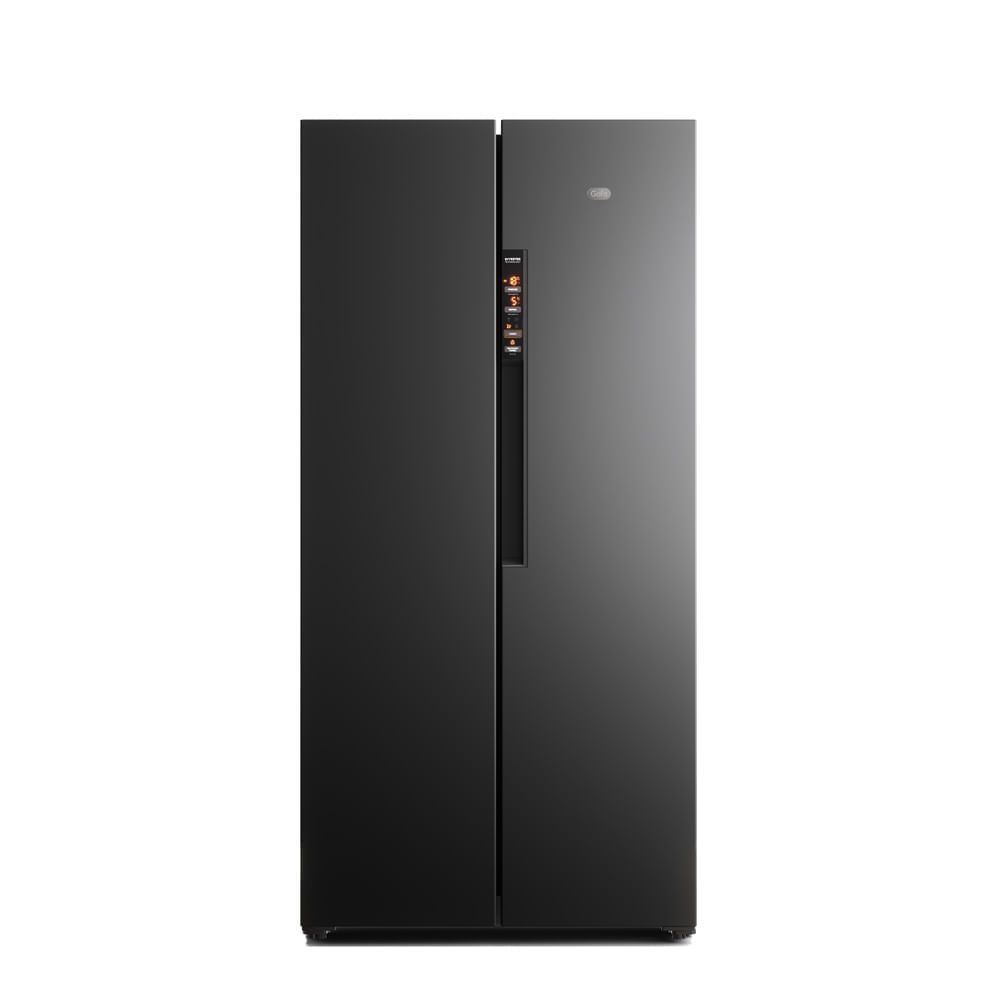 Heladera Gafa 457L No Frost Side by Side con Tecnología Inverter Negra ...