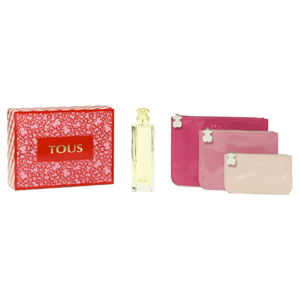 Set Tous Gold Edp 90 Ml + Neceser X3