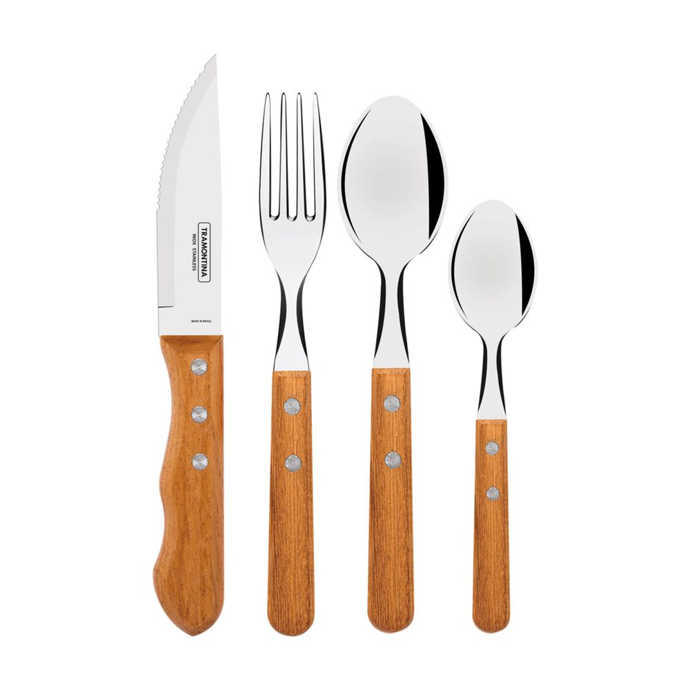 Juego de cubiertos Tramontina Dynamic 24 pz + Cuchilla 7p