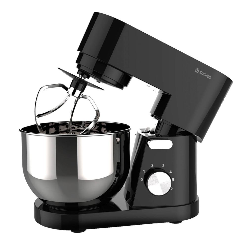 Batidora Planetaria Suono Amasadora 4.5 L 3 En 1 1000w Negro