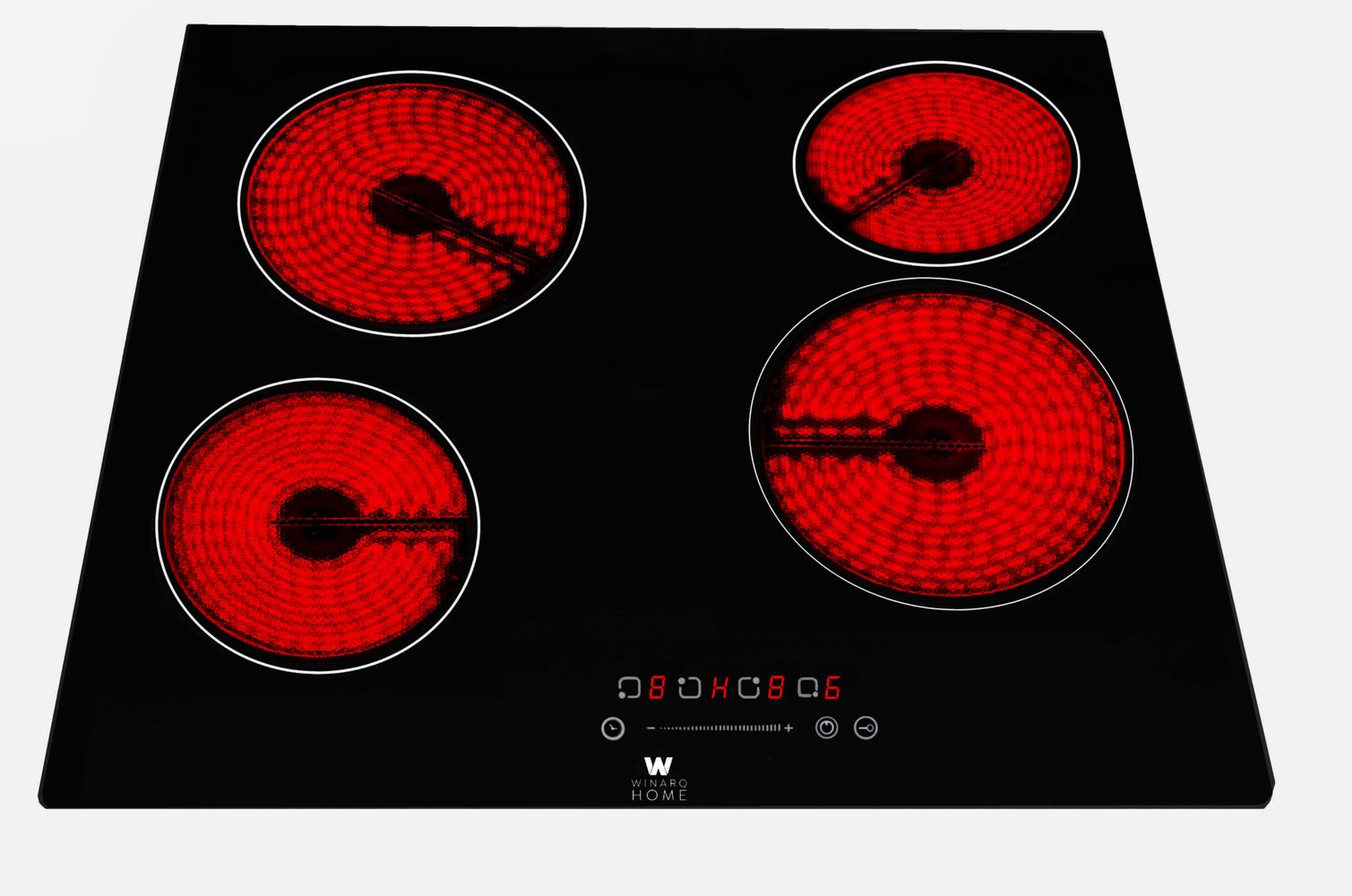 Anafe Eléctrico Winarq Home Empotrable Vitroceramico 4 Hllas