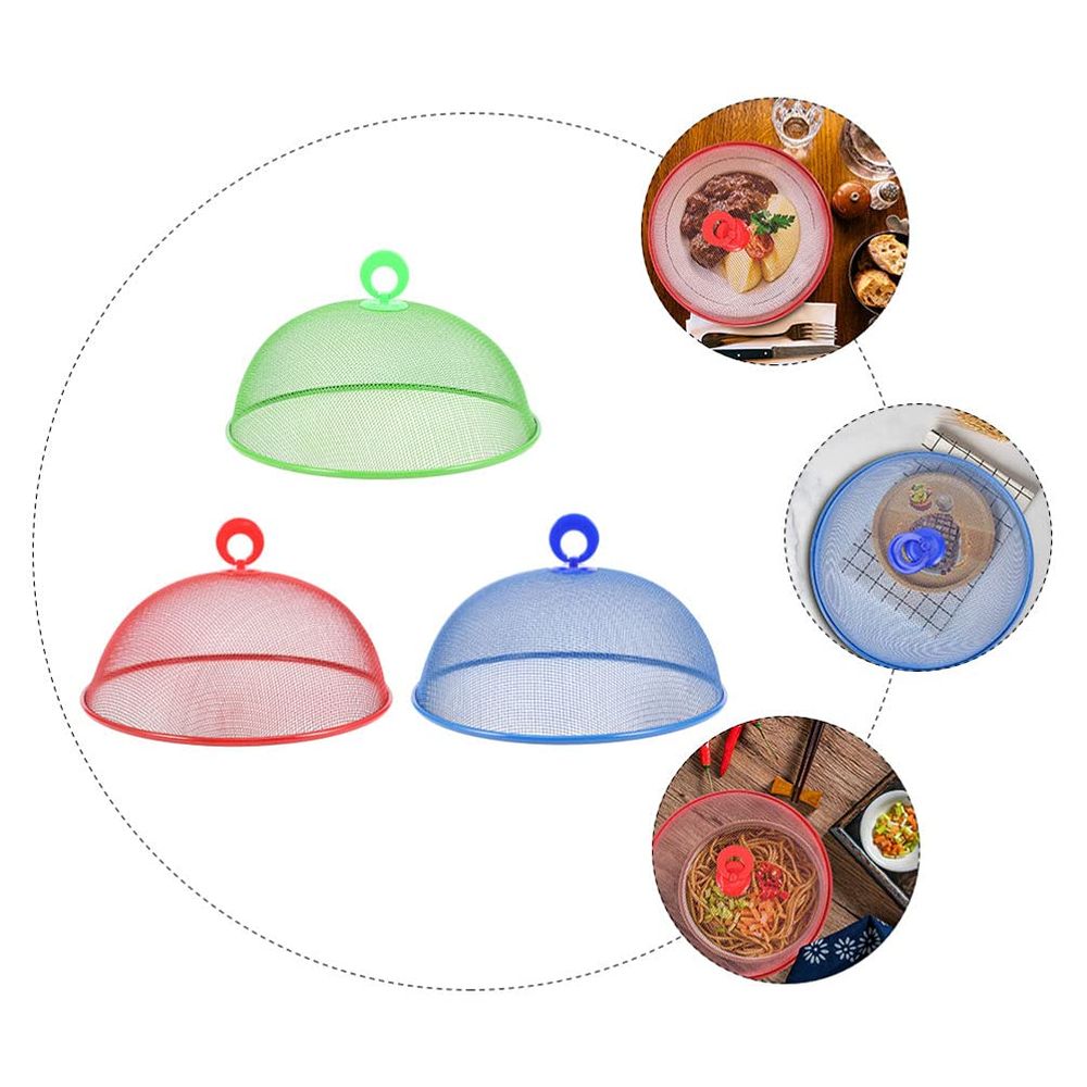 Cubre Alimentos Campana Tapa Acero Inox Platos Mesa