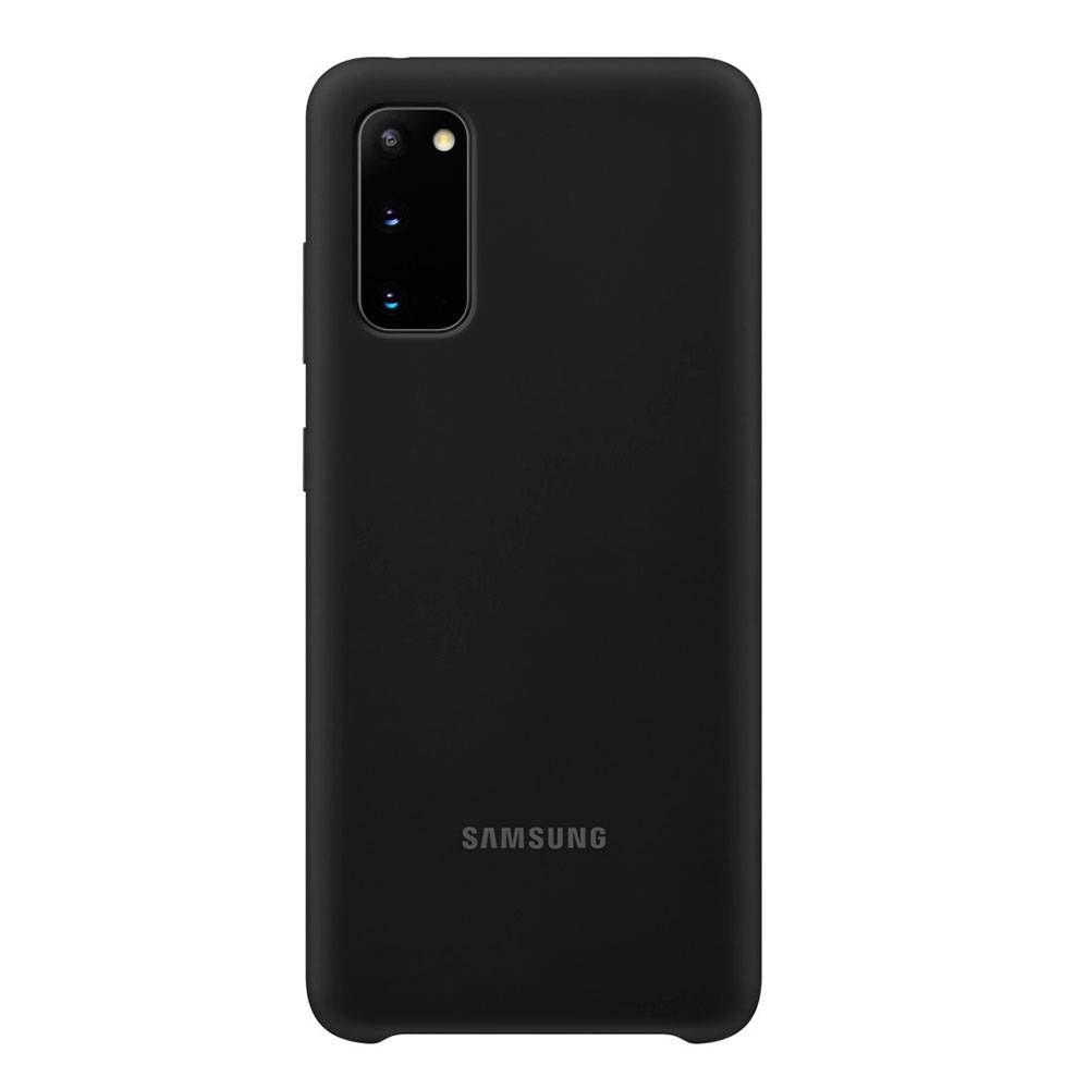 Funda Samsung De Silicona Para Galaxy S20 Negro