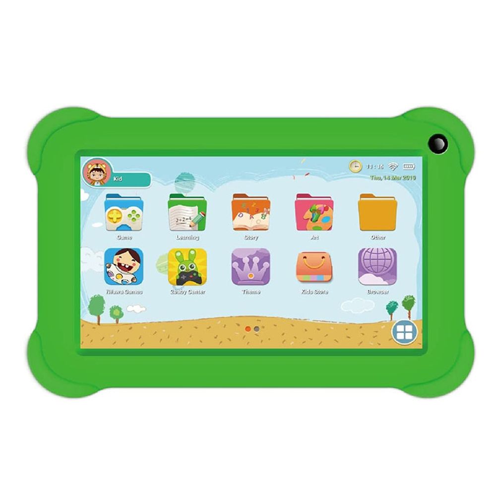 Tablet Infantil Innjoo 1gb Ram/16gb/7" Blanca con Marco Protector Verde ...