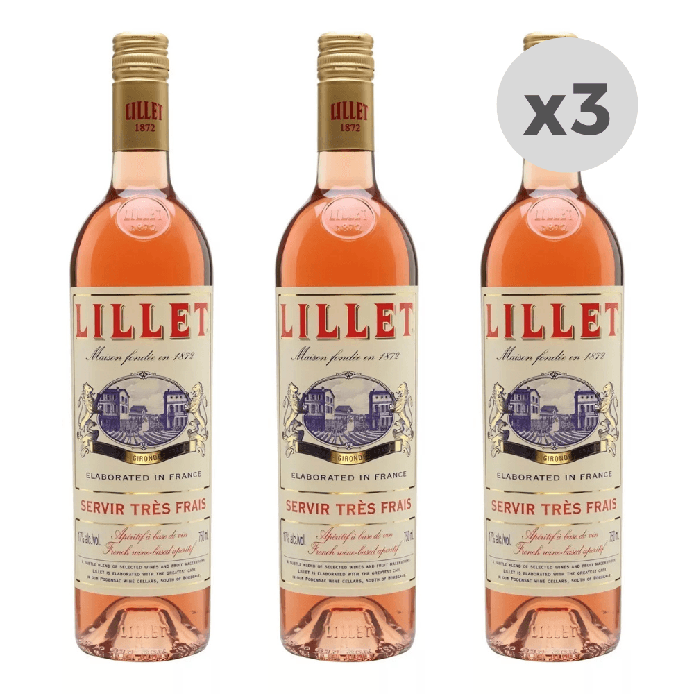 Aperitivo Lillet Rose 750ml x3