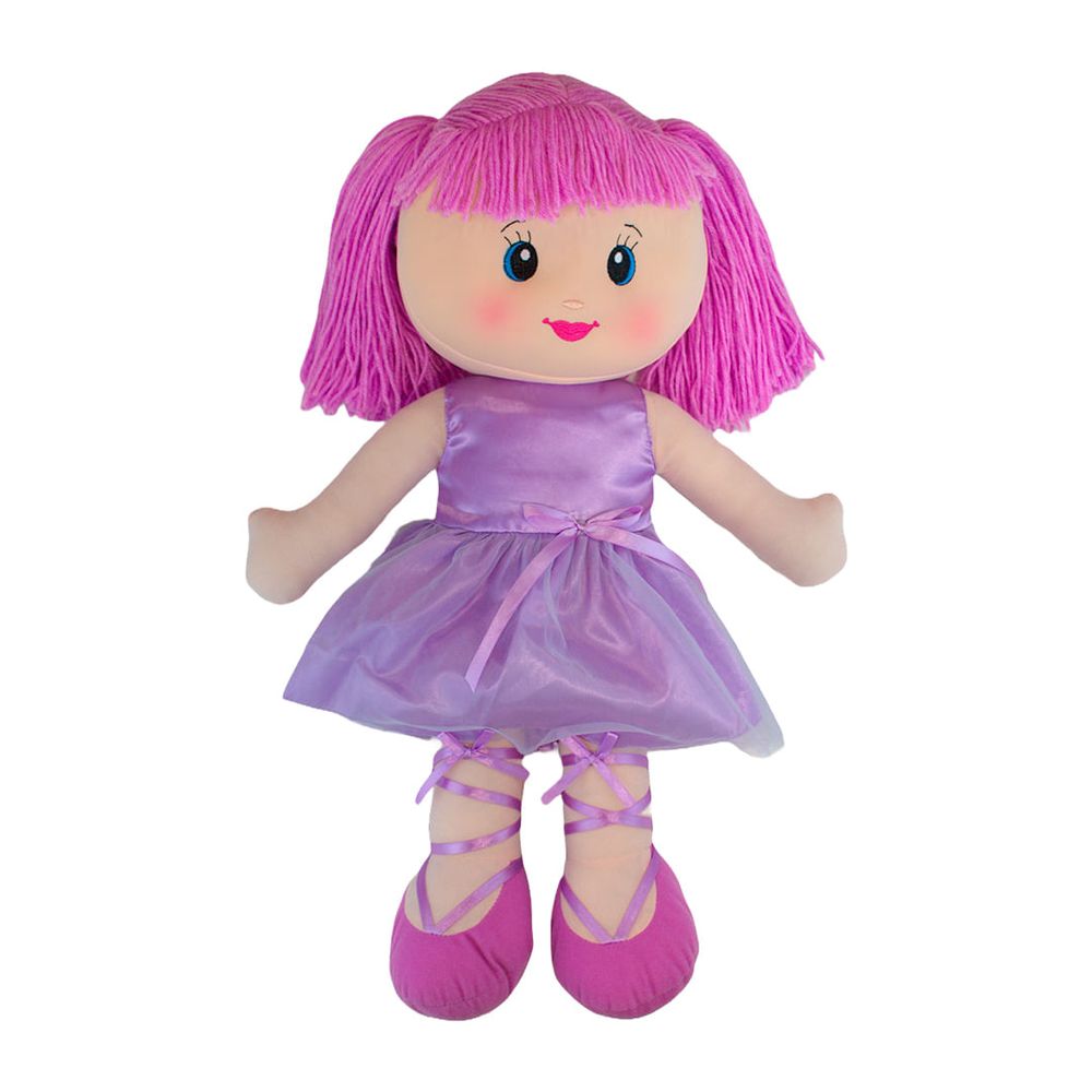 Muñeca Pepona Grande De Tela Bailarina 60 Cm Plushy