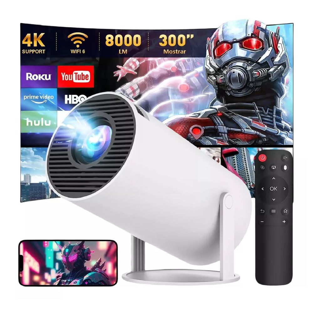 Proyector Hy300 Pro Mini Android Smart Wi-fi Bluetooth