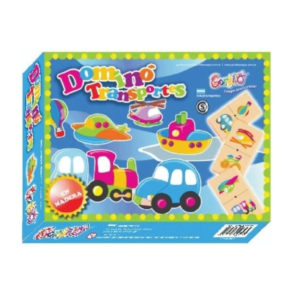Juego De Dominó En Madera Gordillo Transportes