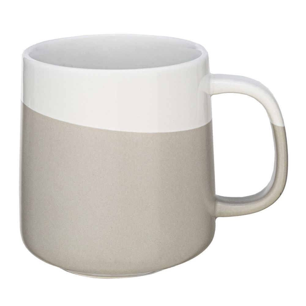 TAZA AREN GREY 12.5X10X8 CERAMICA