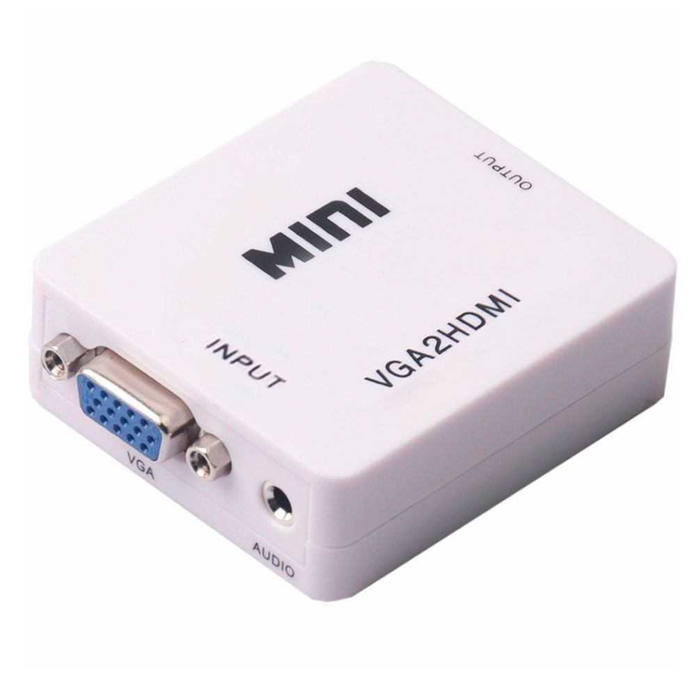 Convertidor Vga A Hdmi Activo Pc Notebook Television Nuevo