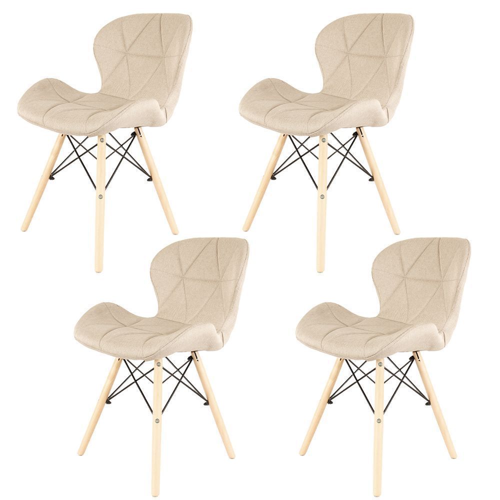 Silla Butterfly Beige x4