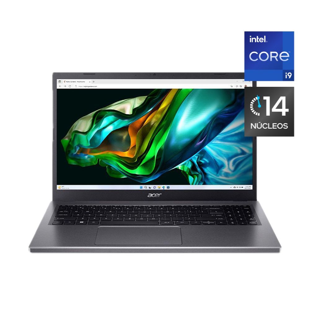 Notebook Acer Aspire 5 15,6” Intel Core i9 14 Núcleos 16GB 512GB SSD