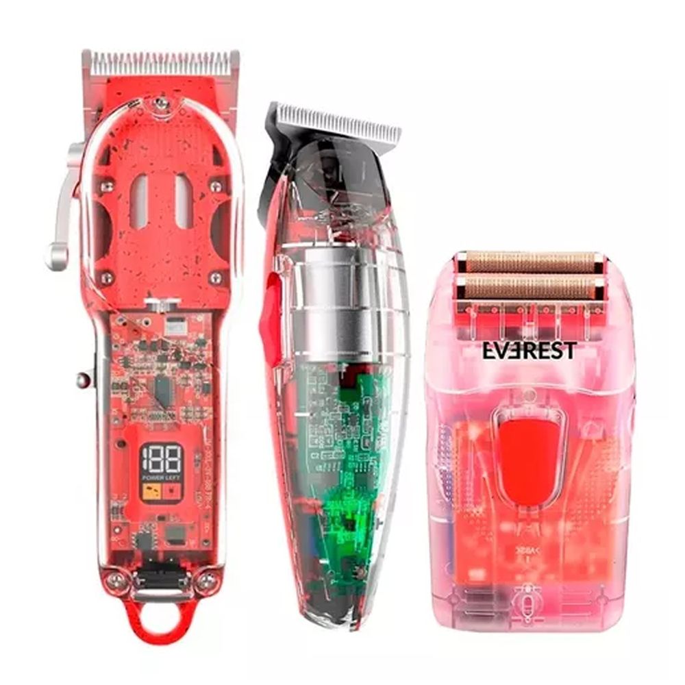 Everest Cortadora Intense + Trimmer Sharp + Shaver Solid