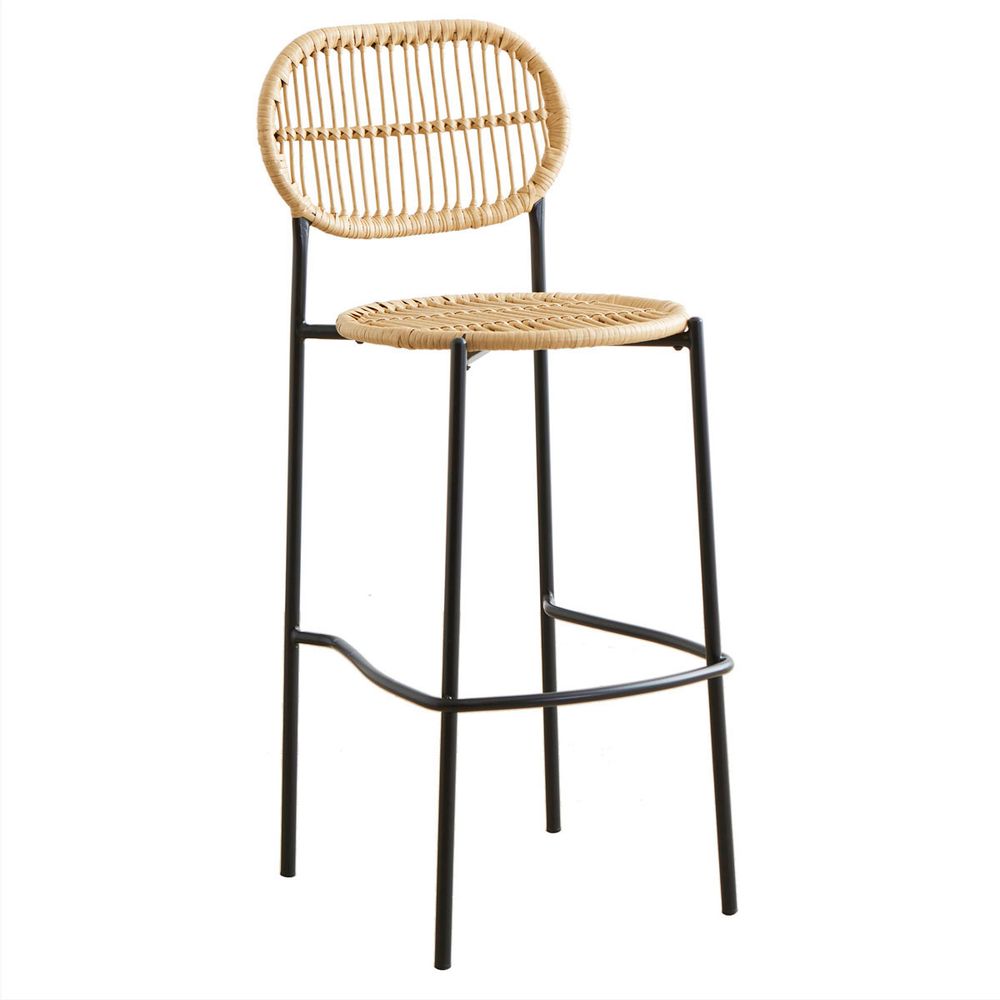 Banqueta Alta Desayunador Taburete Comedor Isla Bamboo