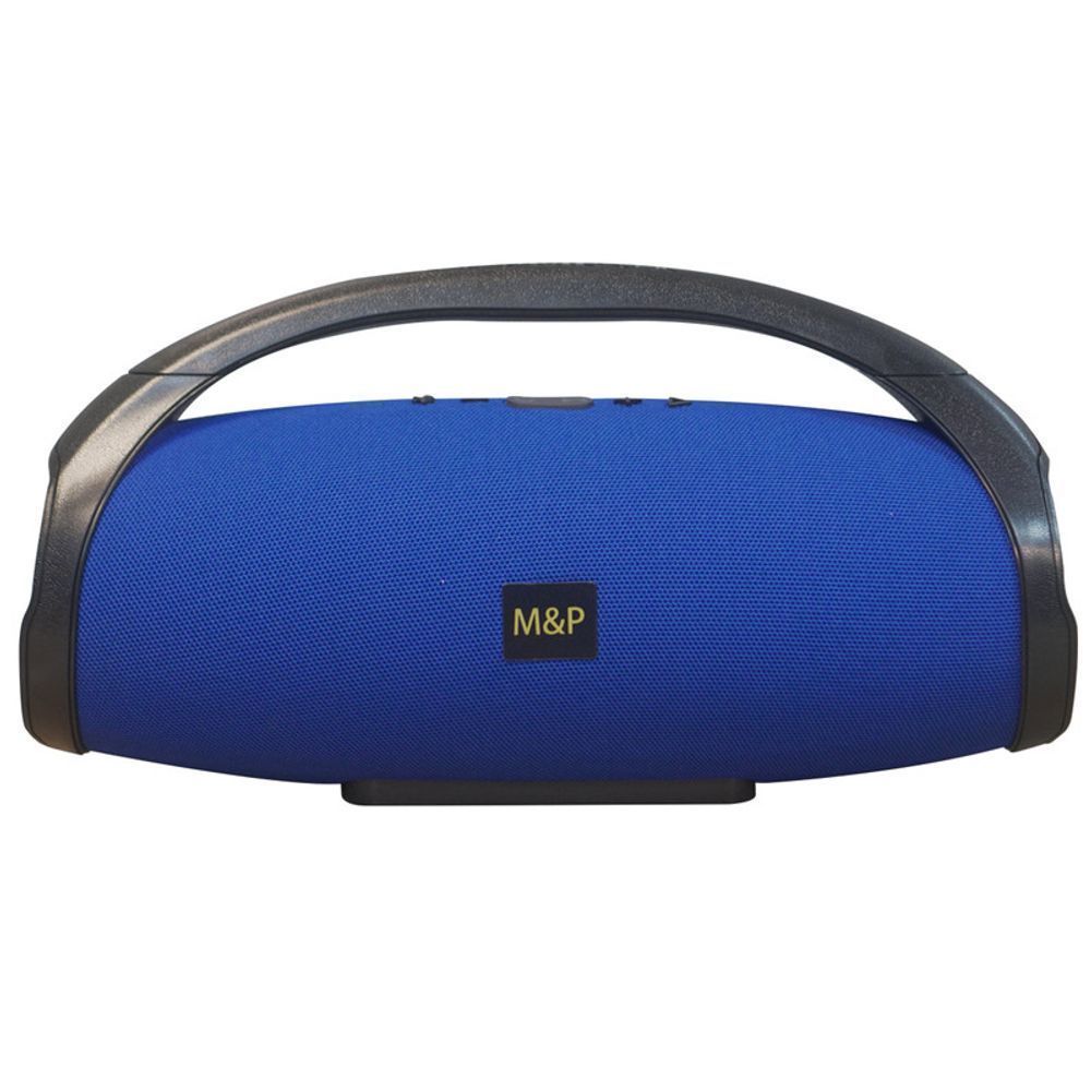 Parlante Portatil Bluetooth M&P BoomBox 25w Usb Mp3 Azul
