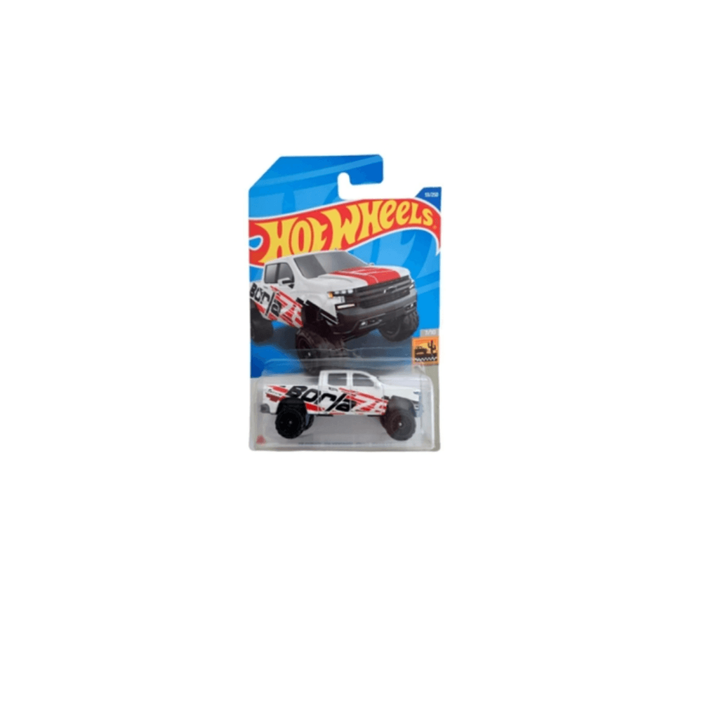 Auto Metálico Hot Wheels De Colección Mattel C4982 (2) `19 Chevy Silverado Trai Boss LT