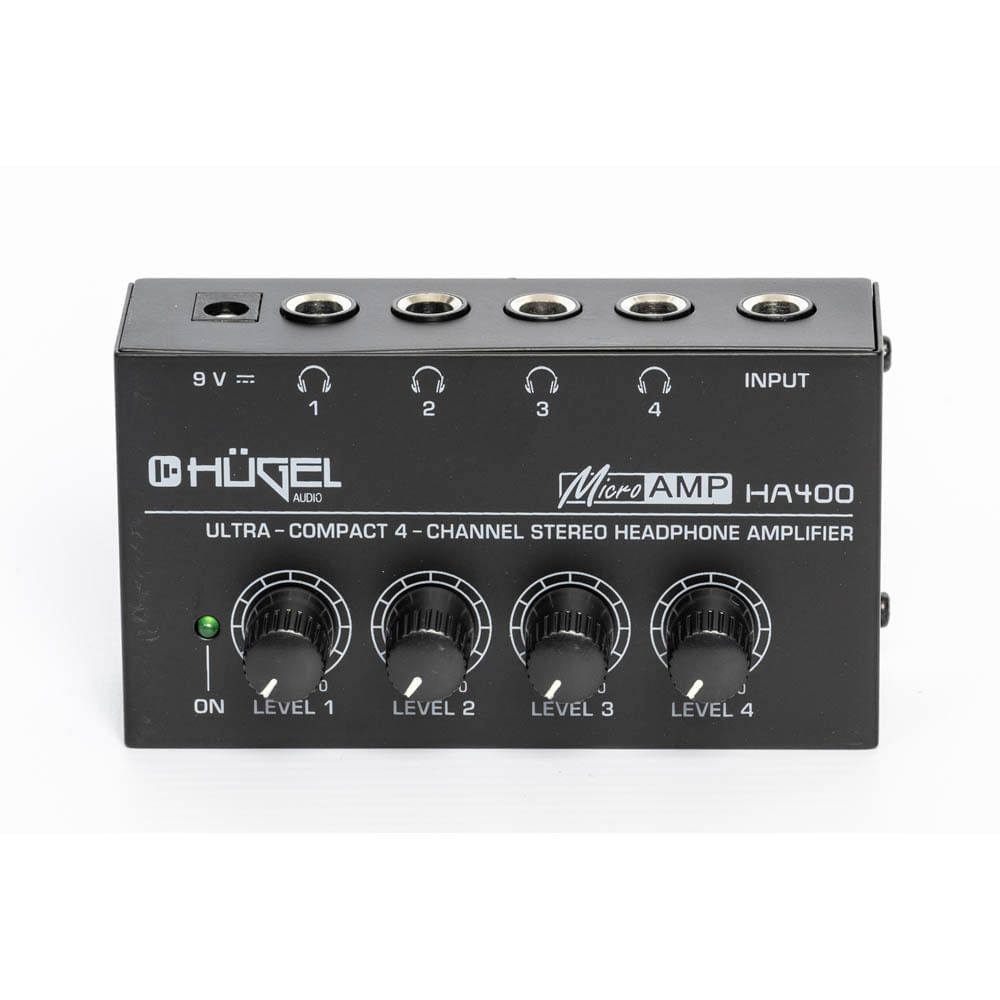 Amplificador Auriculares Hugel 4 Canales In Out Mono