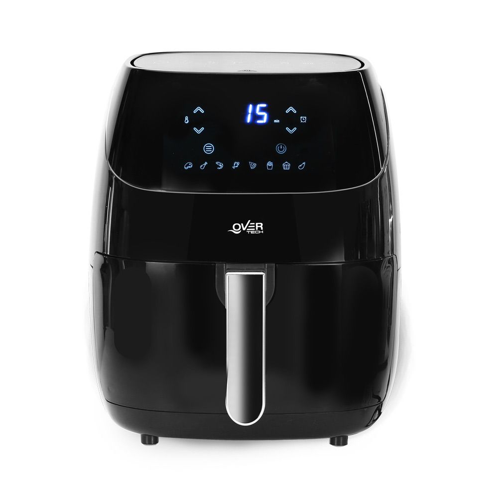 Freidora Overtech Electrica de Aire sin Aceite 1600w 5 Litros Air Fryer Ov-106 Multifuncion ...