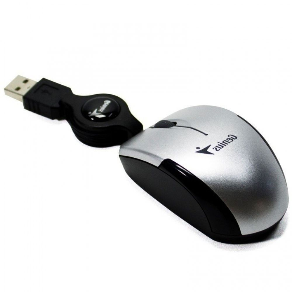 Mouse Genius Microtraveler V2 Usb White Retrac