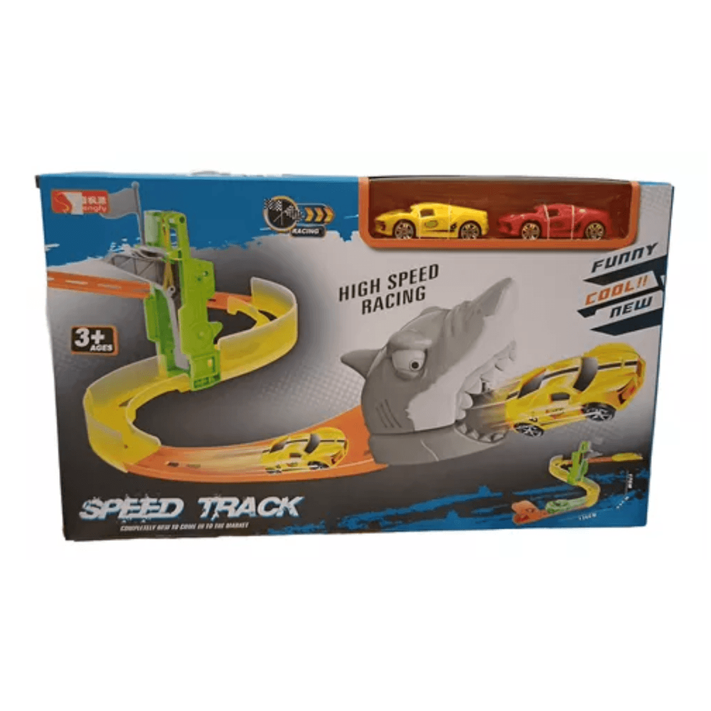 Pista De Auto Con Lanzador + 2 Autos Speed Track BL8545