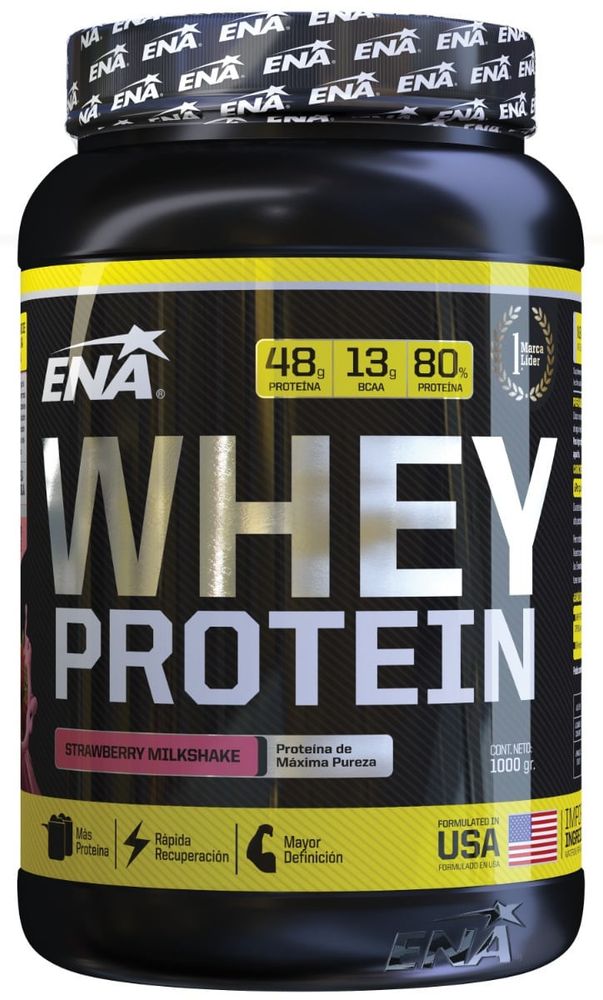 WHEY PROTEIN ENA 1000 GR frutilla Proteina instantanea